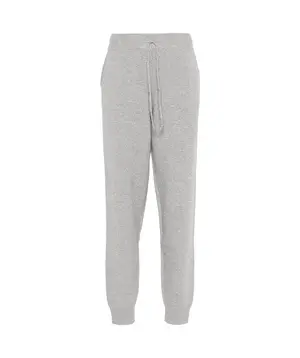 LOULOU STUDIO Hespero Drawstring Waist Joggers - Grey
