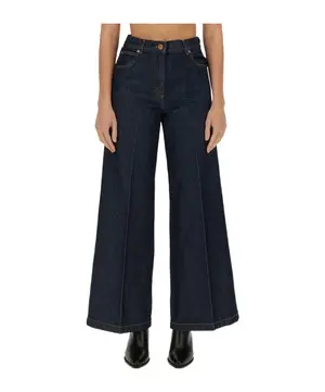 Aspesi Wide Leg Denim Jeans