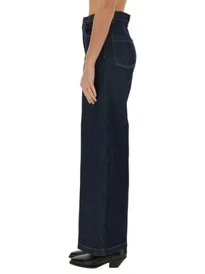 Aspesi Wide Leg Denim Jeans