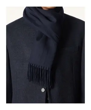 Loro Piana Logo Embroidered Scarf