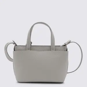 Fabiana Filippi Logo Print Tote Bag - Gray