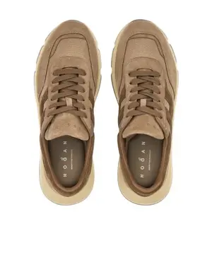Hogan H-stripe Low-top Sneakers - Brown