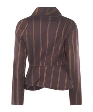 VIVIENNE WESTWOOD Striped Button-up Jacket