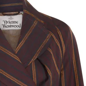 VIVIENNE WESTWOOD Striped Button-up Jacket