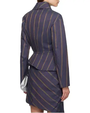 VIVIENNE WESTWOOD Striped Button-up Jacket