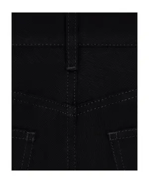 Celine Lou Jeans In Pure Wash Denim - Black