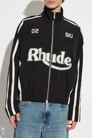 Rhude Logo Casual Jacket With High Neck