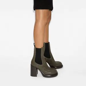 Burberry Wedge Chelsea Ankle Boots