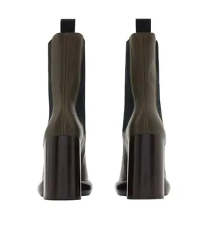 Burberry Wedge Chelsea Ankle Boots