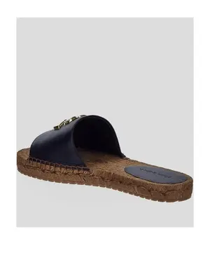 Dolce & Gabbana Logo Plaque Slip-on Espadrilles - Black