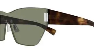 Saint Laurent Shield Sunglasses - Green