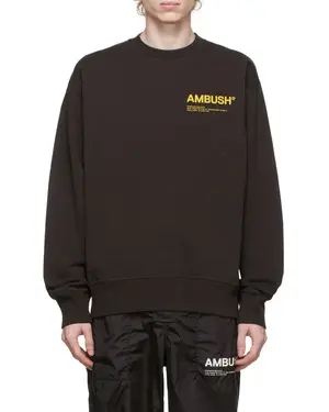 AMBUSH Logo-print Long-sleeve Sweatshirt