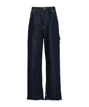 DARKPARK Wide-leg Jeans With Embellishments - Black
