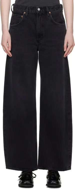 AGOLDE Low Curve Mid-rise Wide-leg Jeans