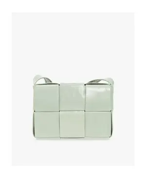 Bottega Veneta Magnetic Buckle Shoulder Bag - Green