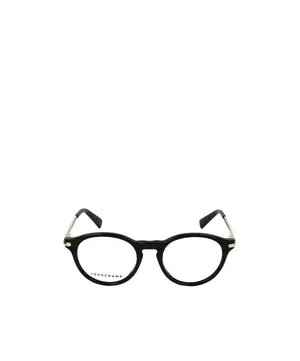 Longchamp Oval Frame Eyeglasses - Black
