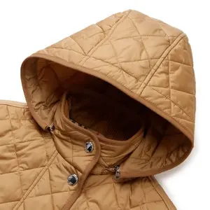 Burberry Diamond-quilted Drawstring Hooded Jacket