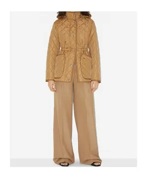 Burberry Diamond-quilted Drawstring Hooded Jacket