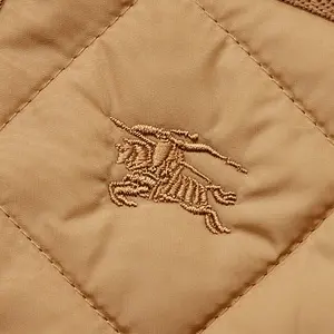 Burberry Diamond-quilted Drawstring Hooded Jacket