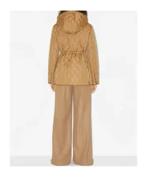 Burberry Diamond-quilted Drawstring Hooded Jacket