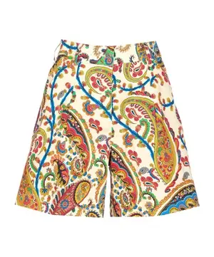 Etro Paisley Printed Shorts - No