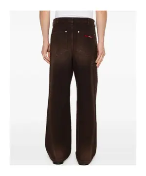 Marni Wide-leg Relaxed Jeans - Brown