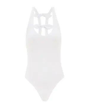 Zimmermann Everly Bow One-piece Swimsuit - Ivory
