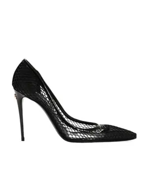 Dolce & Gabbana Mesh Detail Pointed-toe Pumps