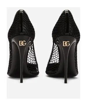 Dolce & Gabbana Mesh Detail Pointed-toe Pumps