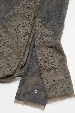 Acne Studios Lace Corset Button-up Shirt