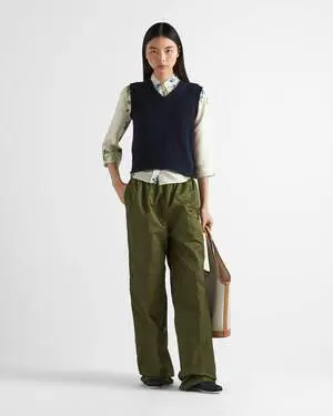 Prada Elasticated Waistband Straight-leg Trousers
