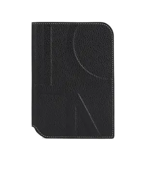 TOTEME Logo Embossed Bifold Wallet - Black