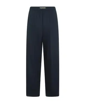Herno Drawstring Wide-leg Pants - Black