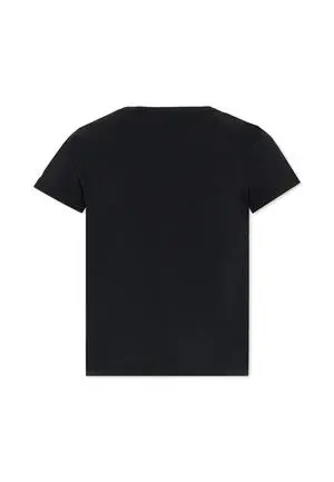 Moncler Embroidered Logo T-shirt - Black