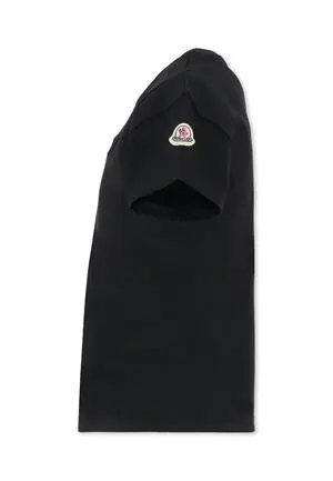 Moncler Embroidered Logo T-shirt - Black