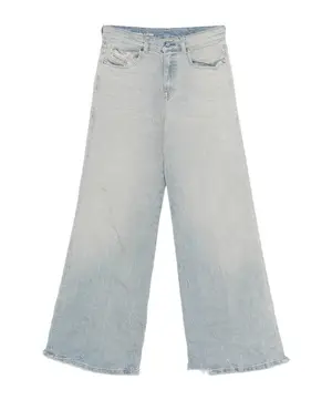 DIESEL® 1978 Akemi Distressed Flared Jeans - Gray
