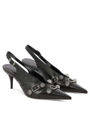 Balenciaga Cagole Slingback Pumps