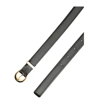 Khaite Luna Buckle Adjustable Belt - Black