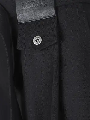 Loewe Logo Patch Pleated Trousers