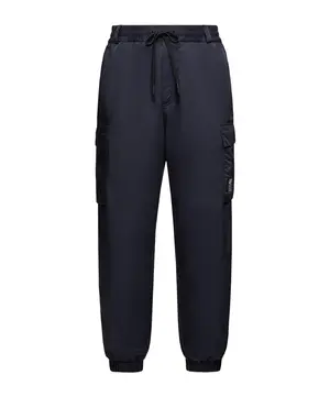 Moncler Cargo Pants With Drawstring Waist - Navy