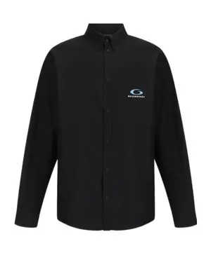 Balenciaga Logo Embroidered Long-sleeved Shirt