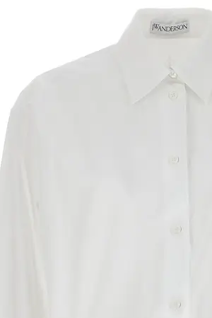 J.W.ANDERSON Jw Anderson Collared Button-up Shirt - White