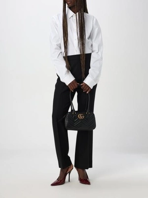 Gucci Logo Embroidered Bootcut Trousers
