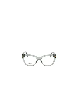 Fendi Cat Eye Eyeglasses - Gray