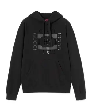 Gucci Printed Jersey Hoodie