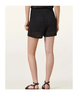 ALLSAINTS Paloma Drawstring Knit Shorts - Charcoalgrey