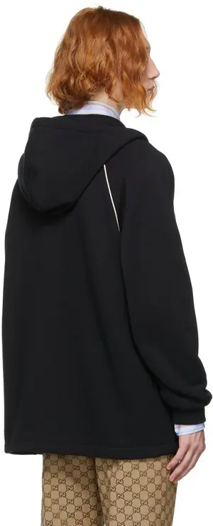 Gucci Cotton Jersey Sweatshirt With Web Detail