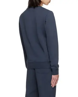 Maison Kitsuné Fox Head Patch Crewneck Sweatshirt - Black