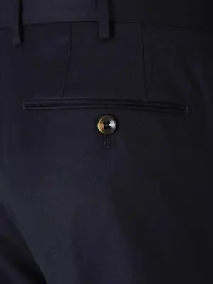 PT TORINO Slim-fit Wool Trousers - Black