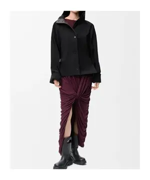Loewe Hooded Jacket With Leather Accents